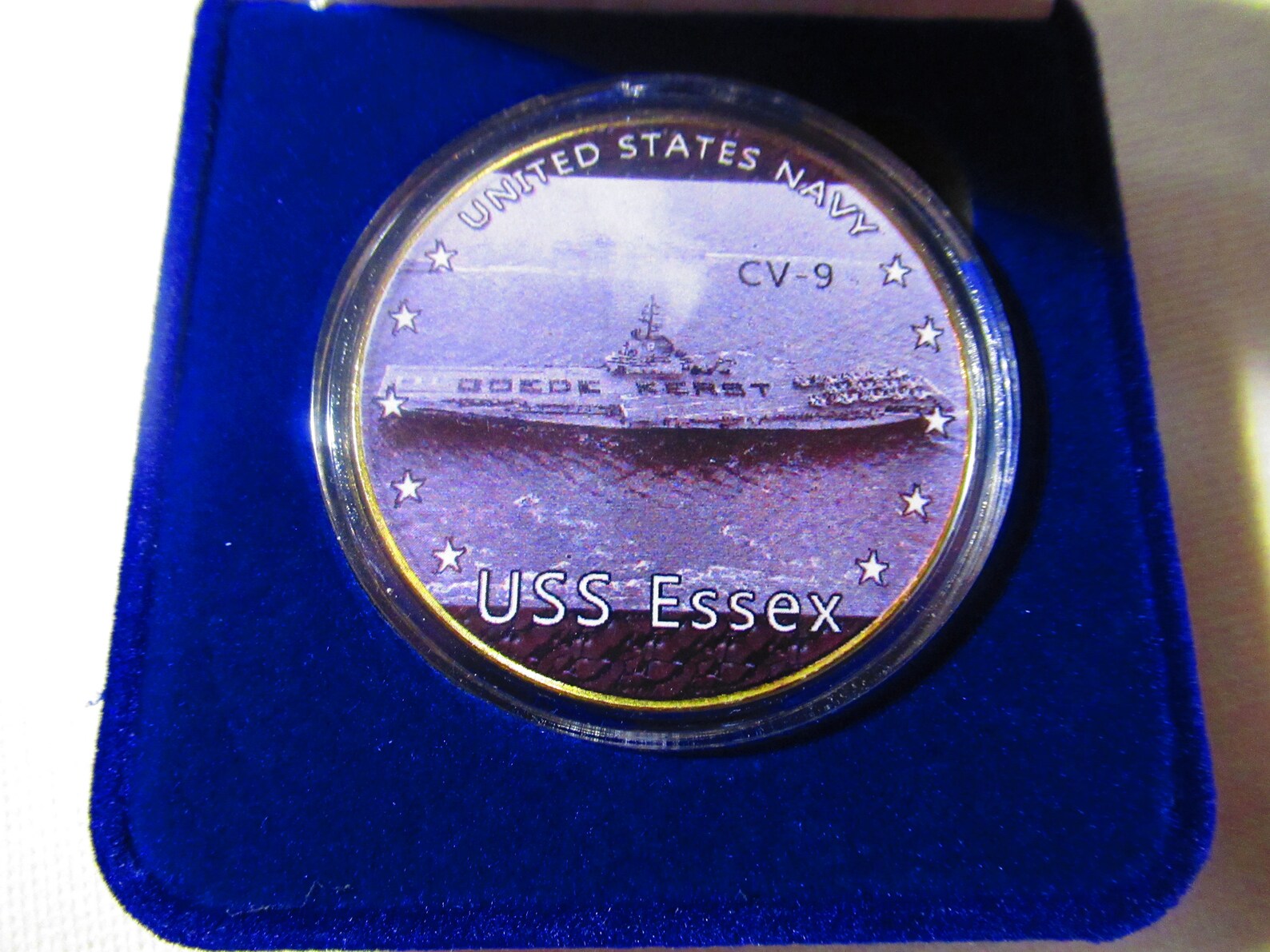 U S Navy USS ESSEX CV-9 Challenge Coin | Etsy