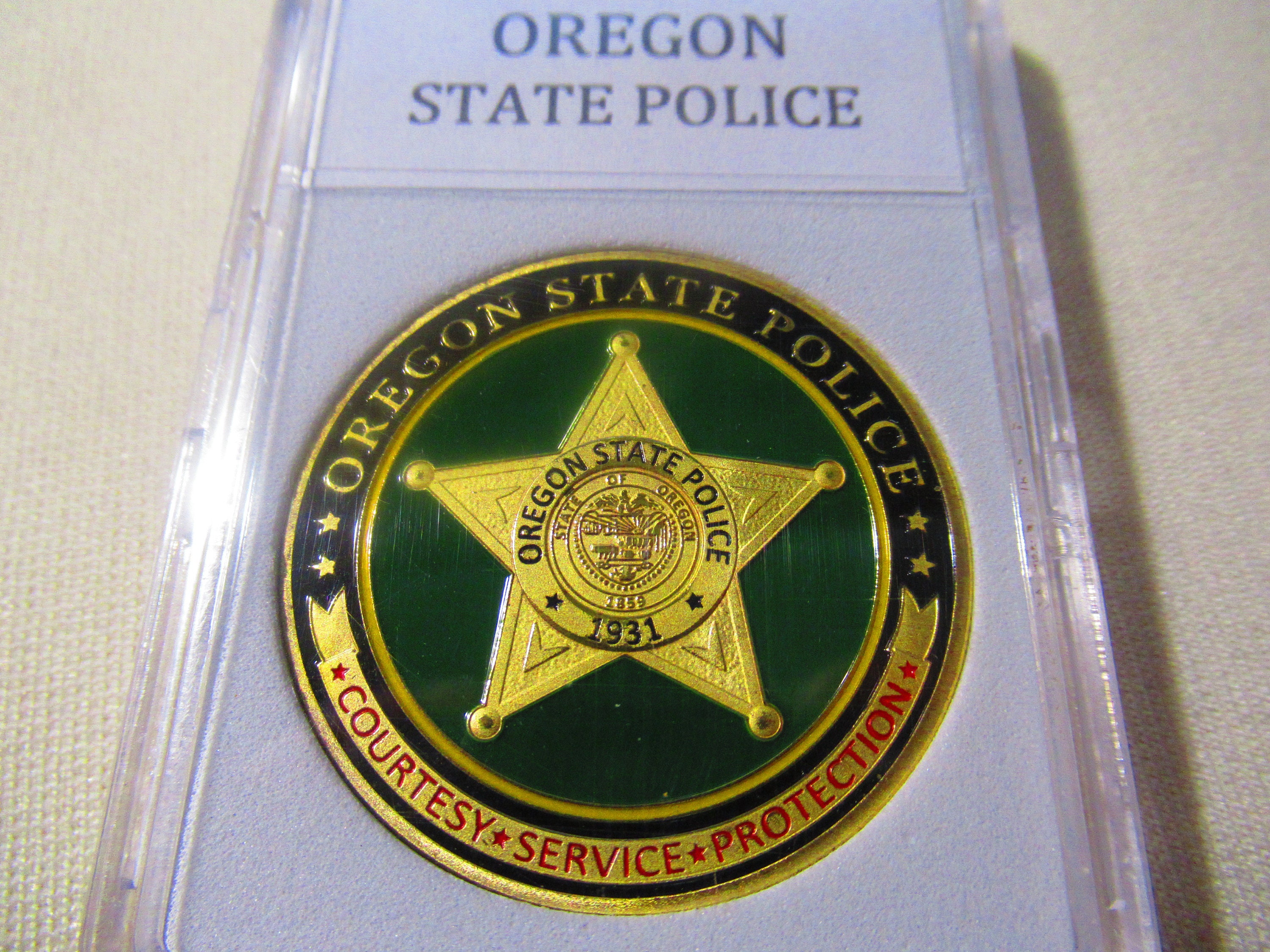 OREGON STATE POLICE Challenge Coin - Etsy