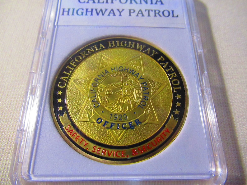CALIFORNIA HIGHWAY PATROL Challenge Coin - Etsy