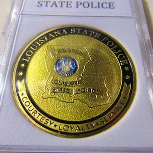 LOUISIANA STATE POLICE Challenge Coin - Etsy