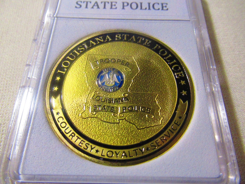 LOUISIANA STATE POLICE Challenge Coin - Etsy