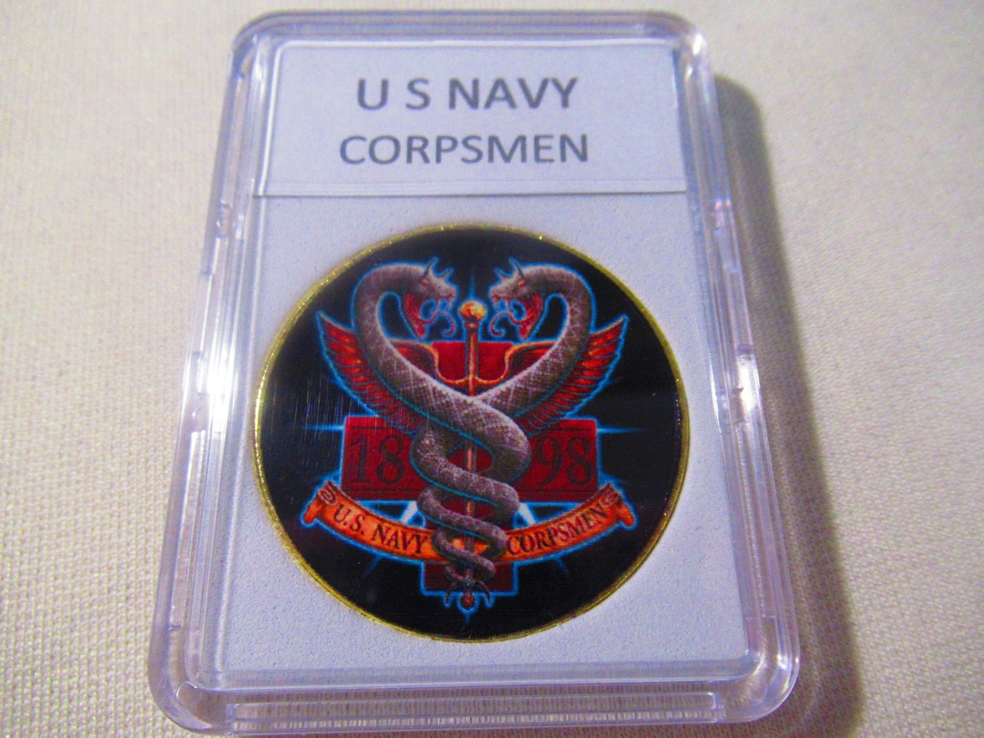 US NAVY CORPSMEN Challenge Coin - Etsy