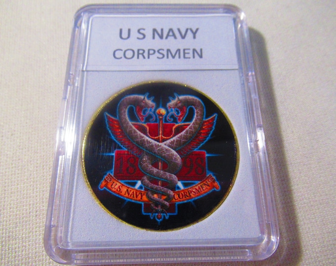 US Navy Corpsman US Marines "devil Doc" Commemorative Challenge Coin 2 ...