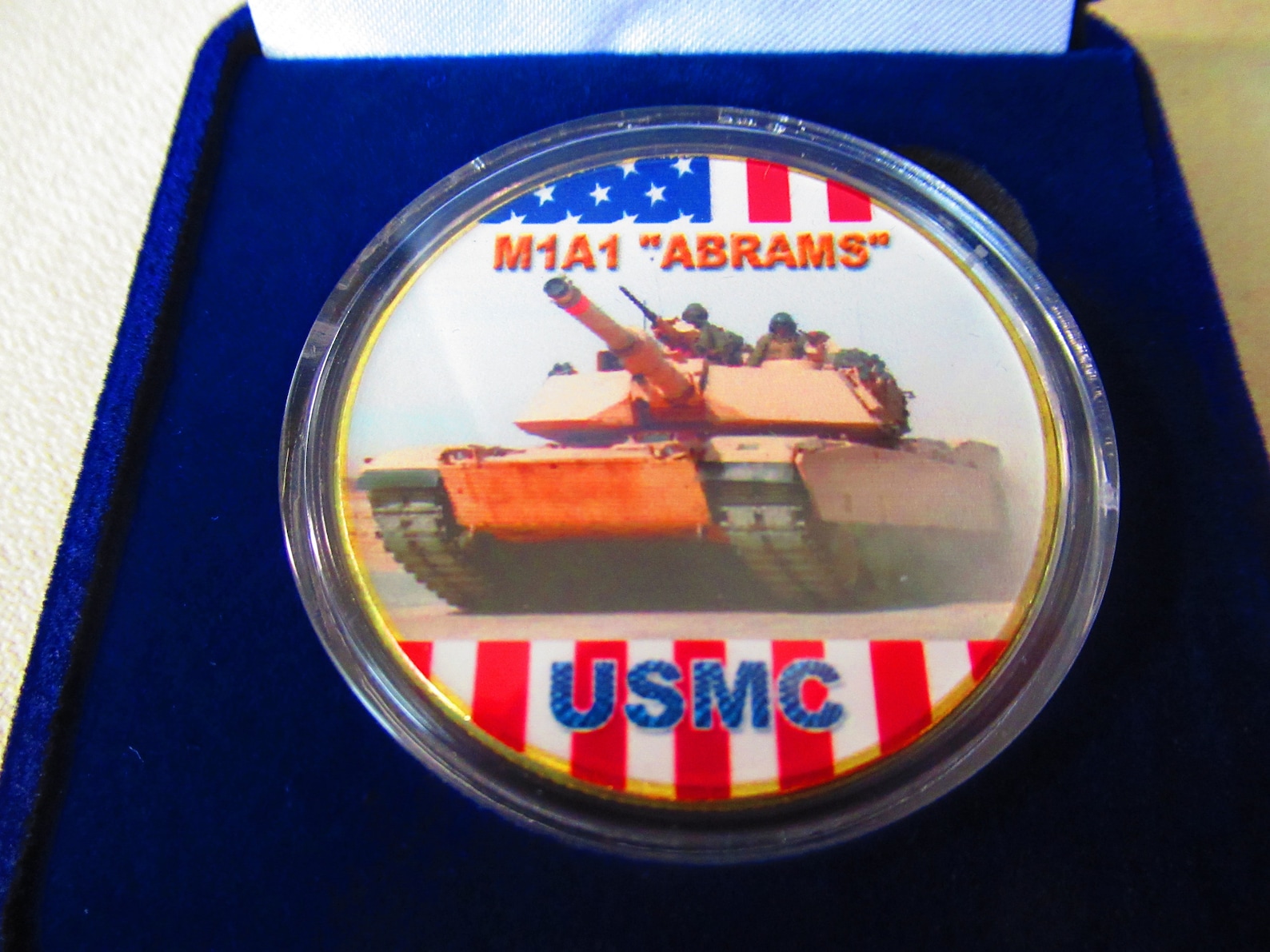 US Marine Corps - M1A1 ABRAMS "main Battle Tank" Challenge Coin - Etsy