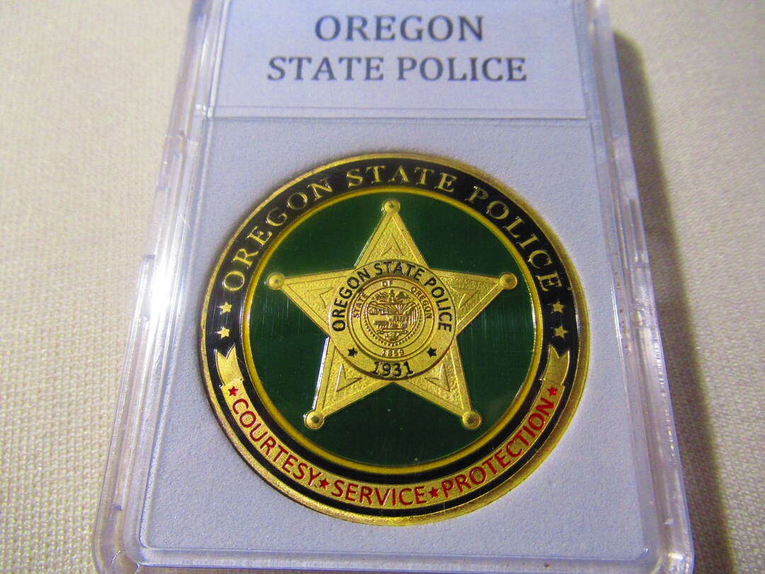 OREGON STATE POLICE Challenge Coin - Etsy
