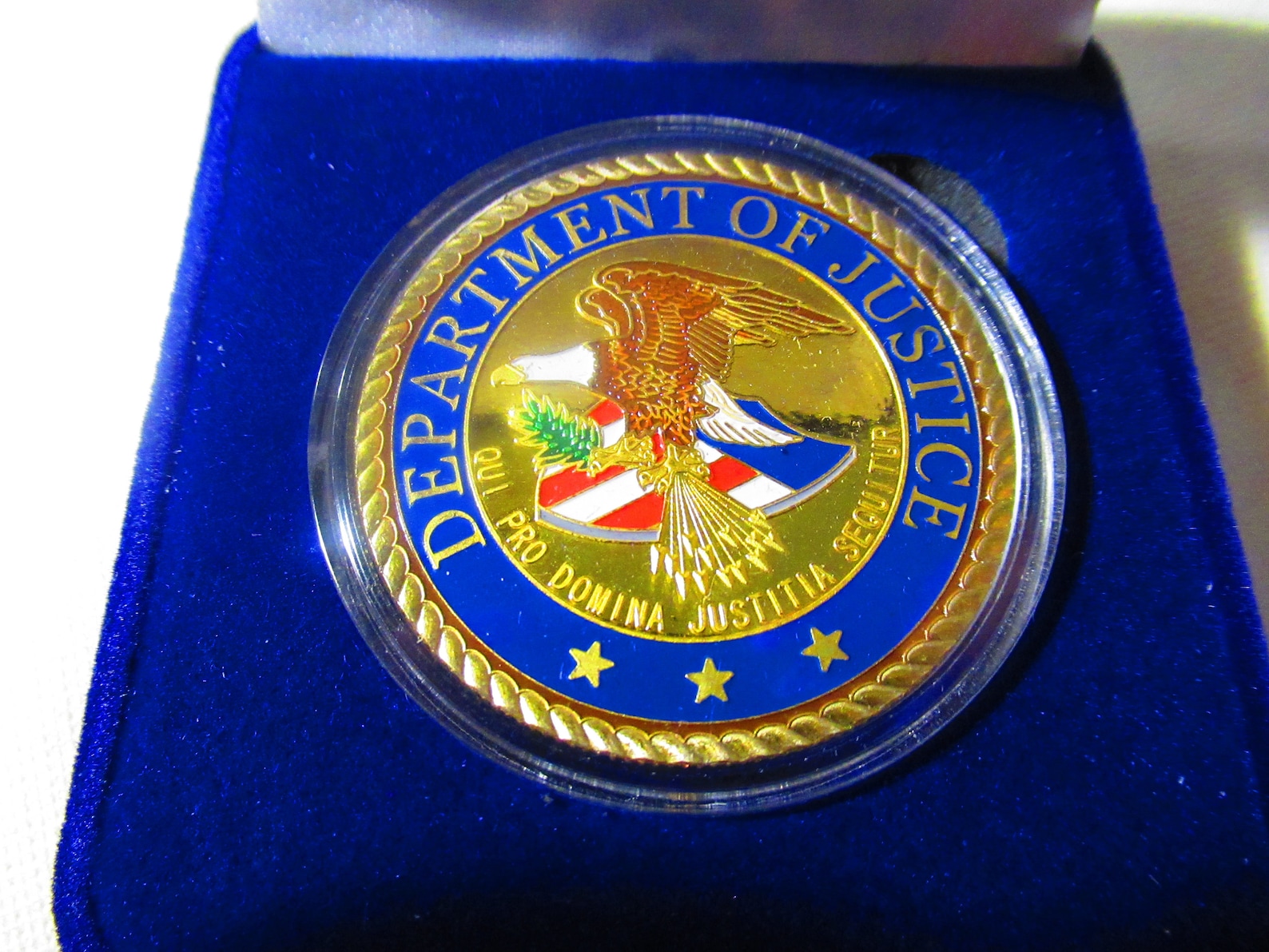 United States Department Of Justice Challenge Coin | Etsy