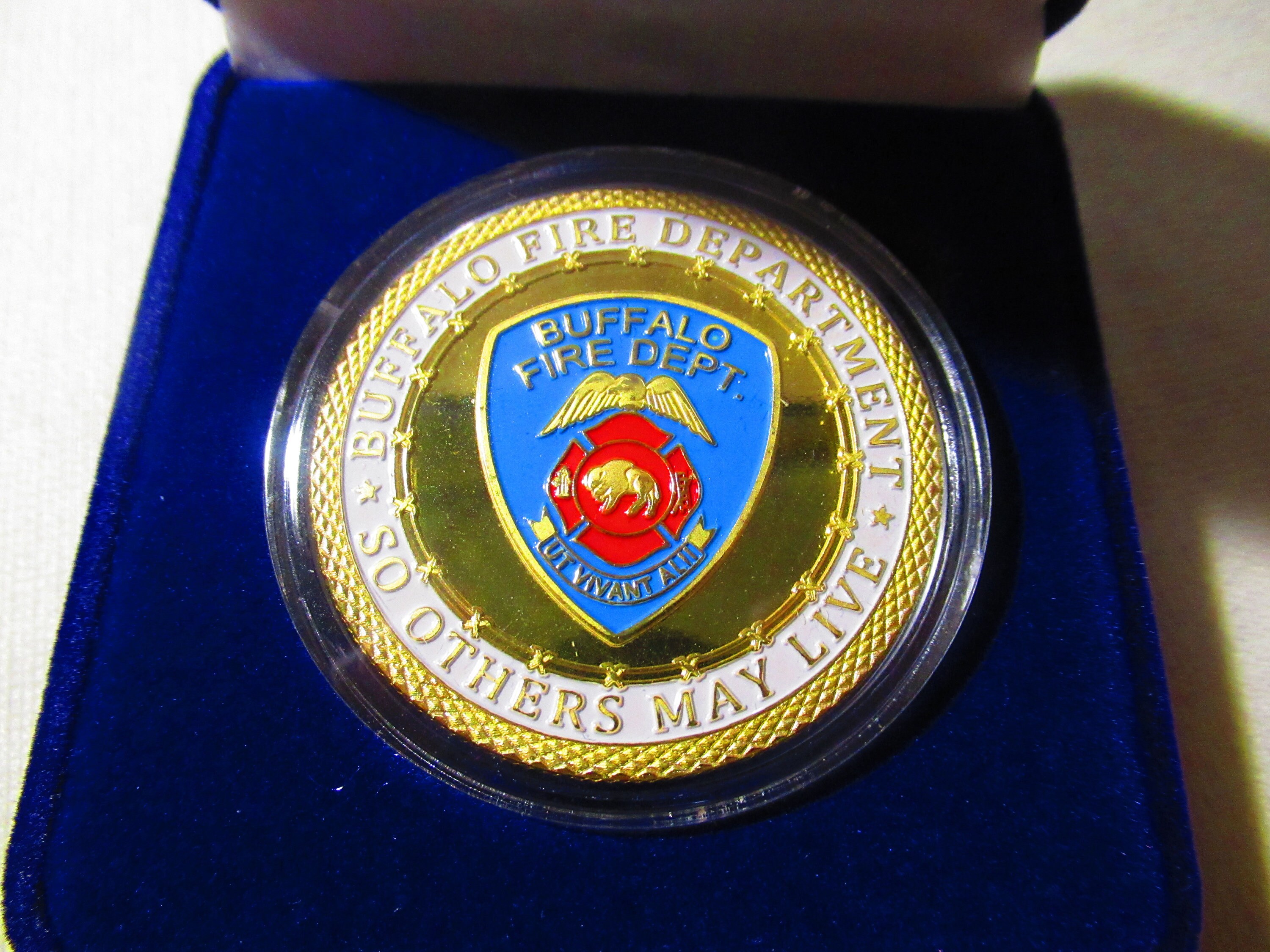 BUFFALO FIRE DEPT. Challenge Coin | Etsy