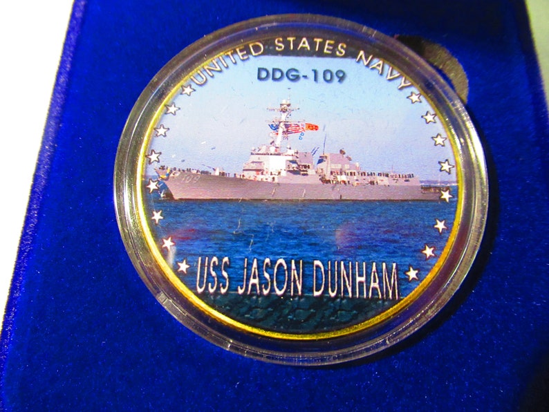 U S Navy - USS Jason Dunham (DDG-109) Challenge Coin - Etsy