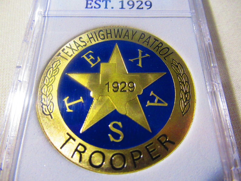TEXAS HIGHWAY PATROL Challenge Coin - Etsy