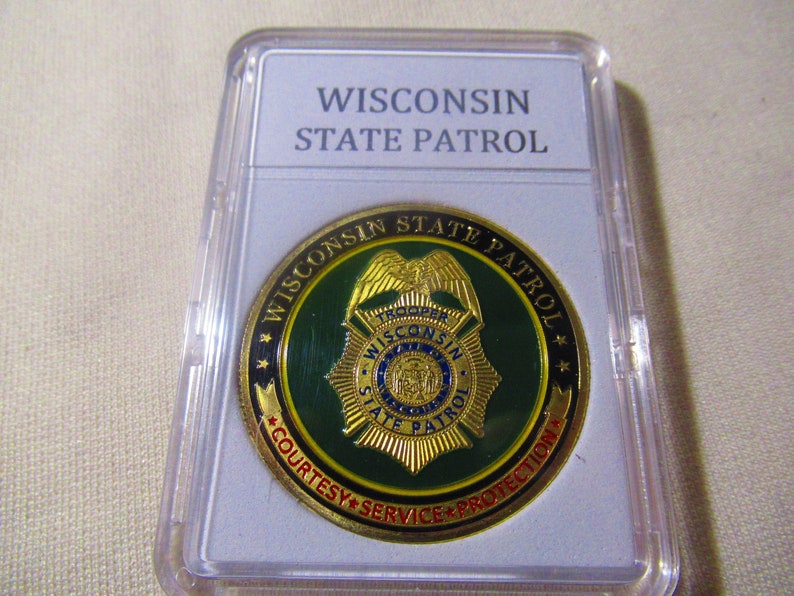 WISCONSIN STATE PATROL Challenge Coin - Etsy