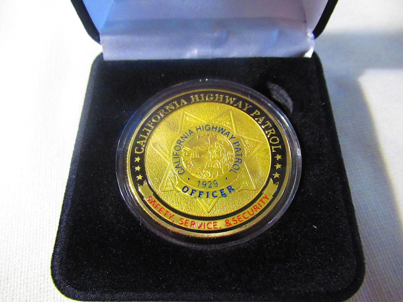 CALIFORNIA HIGHWAY PATROL Challenge Coin - Etsy New Zealand