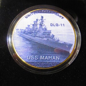 U S Navy - USS MAHAN DLG-11 Challenge Coin - Etsy