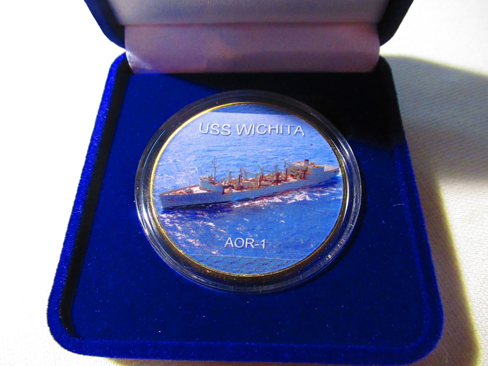 U S NAVY - USS Wichita (AOR-1) Challenge Coin - Etsy