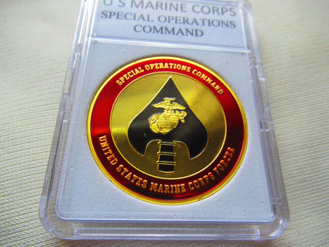 U S Marine Corps SPECIAL OPERATIONS COMMAND Challenge Coin - Etsy