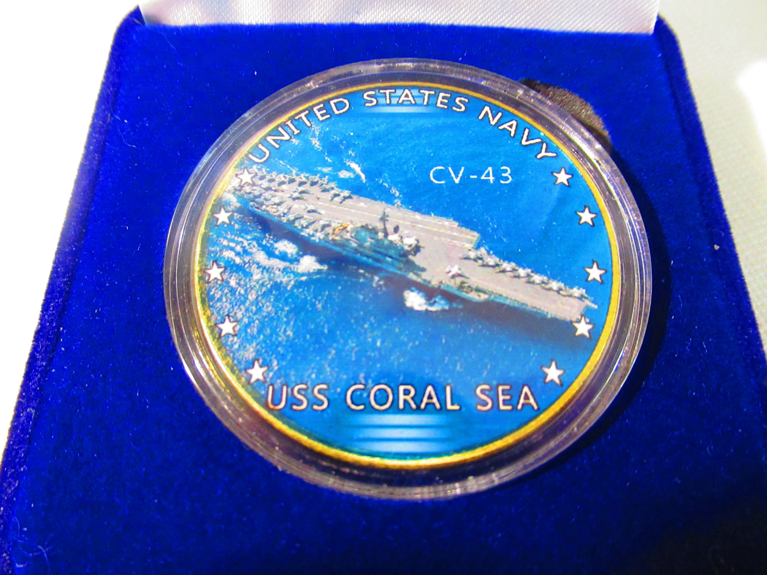 U S Navy USS Coral Sea CV-43 Challenge Coin | Etsy