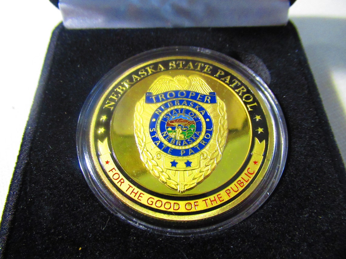 NEBRASKA STATE PATROL Challenge Coin - Etsy