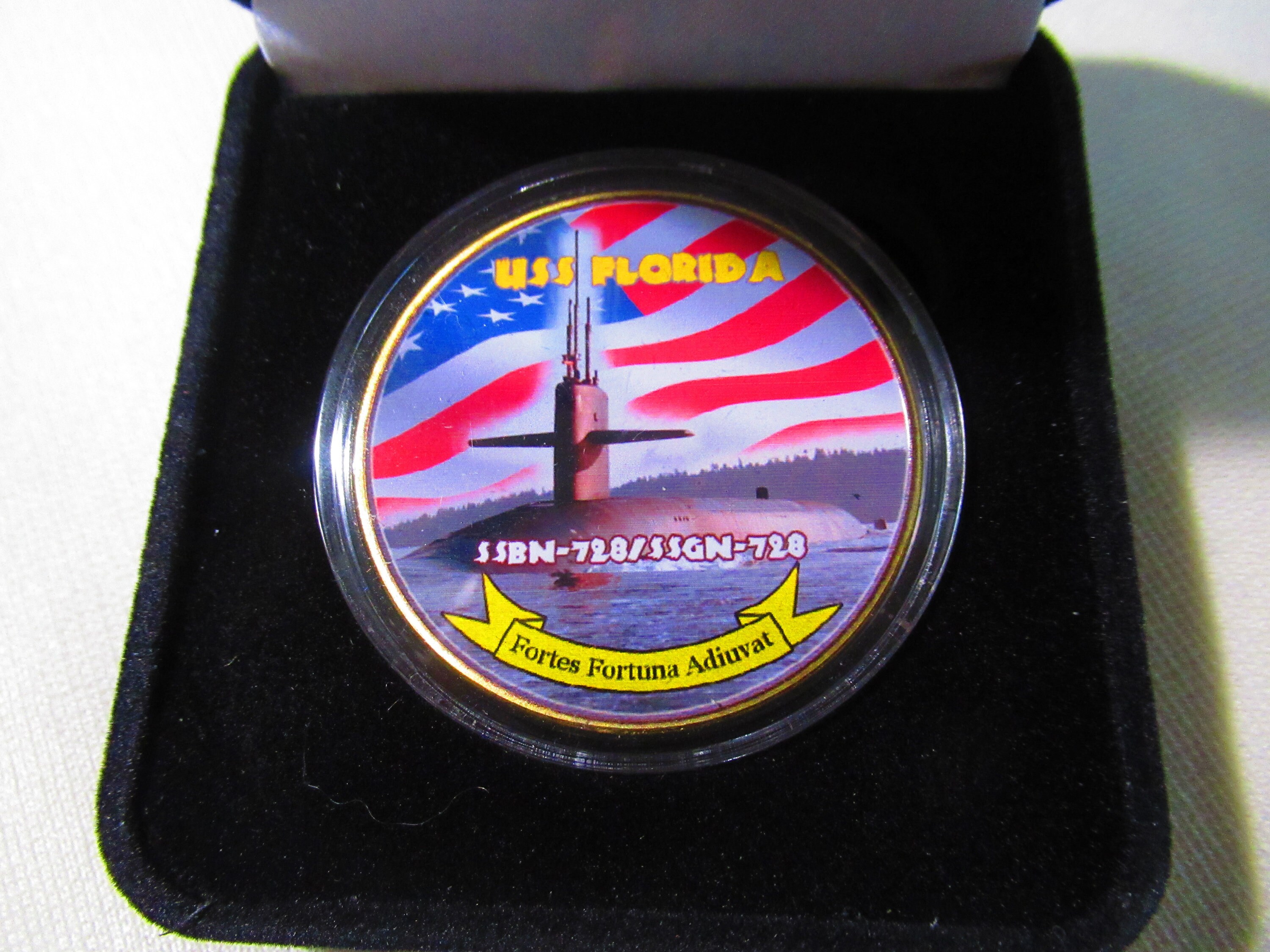 U S Navy Submarine - USS FLORIDA / SSBN-728 Challenge Coin - Etsy