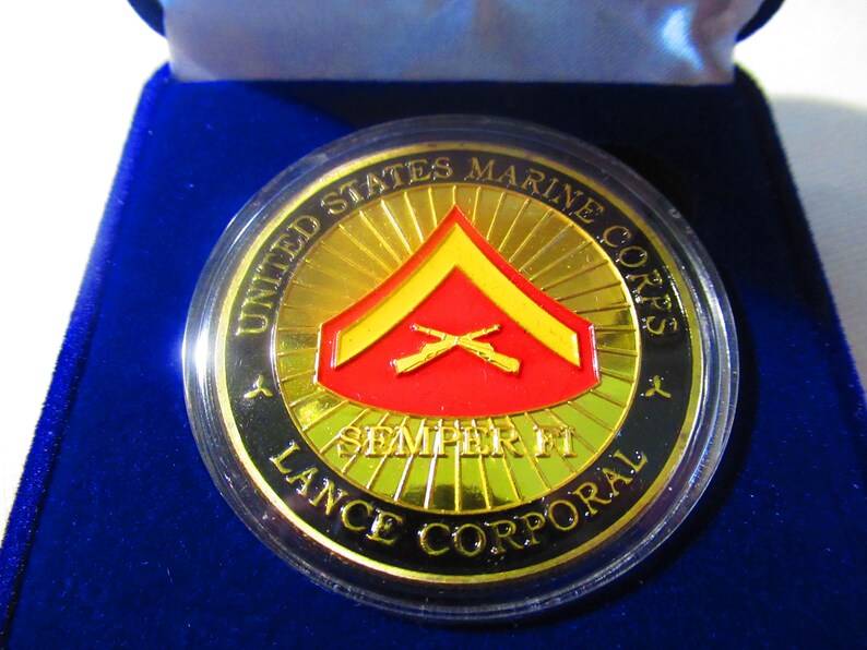 US Marine Corps LANCE CORPORAL Challenge Coin | Etsy