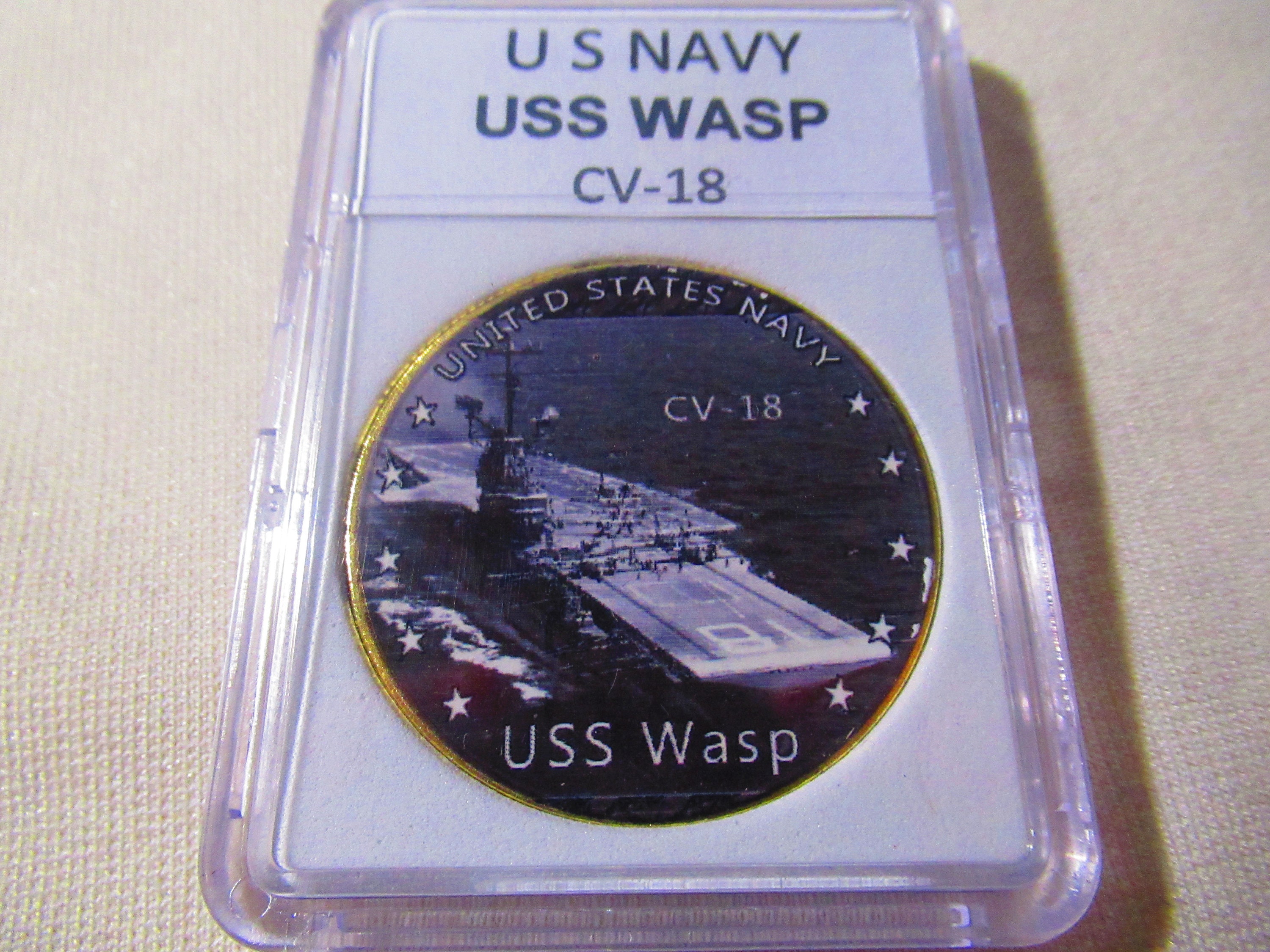 U S Navy USS WASP CV-18 Challenge Coin | Etsy