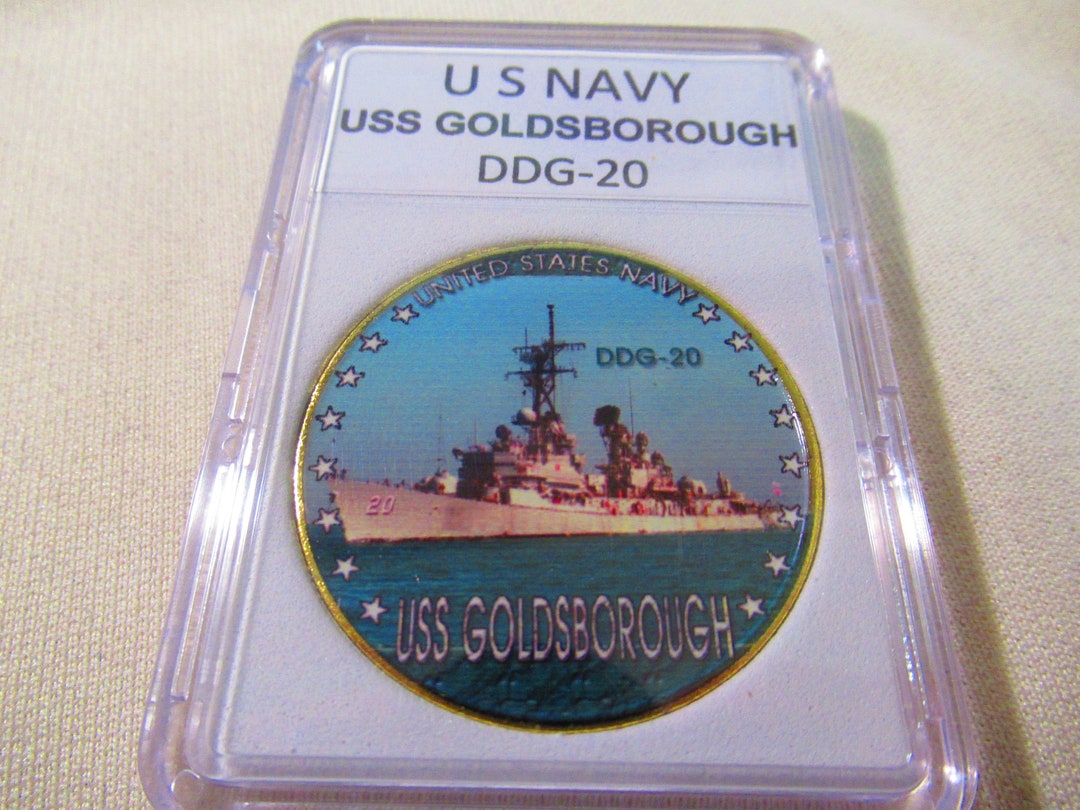 U S Navy - USS GOLDSBOROUGH (DDG-20) Challenge Coin - Etsy