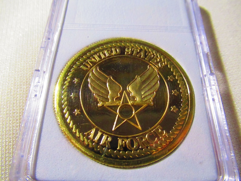U S AIR FORCE F-22 RAPTOR Challenge Coin - Etsy