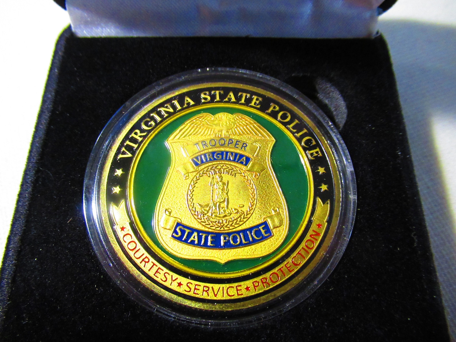 VIRGINIA STATE POLICE Challenge Coin | Etsy