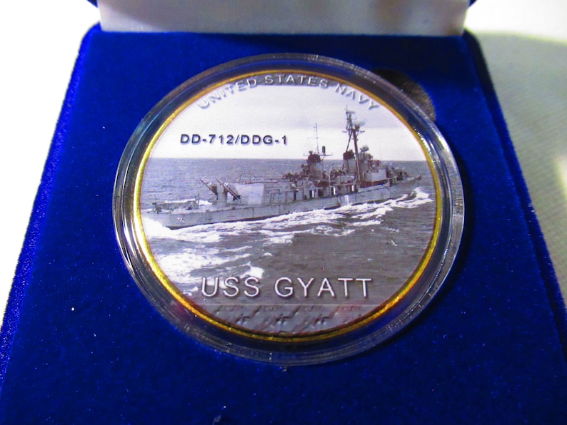 U S Navy USS Gyatt DD-712/DDG-1 Challenge Coin - Etsy