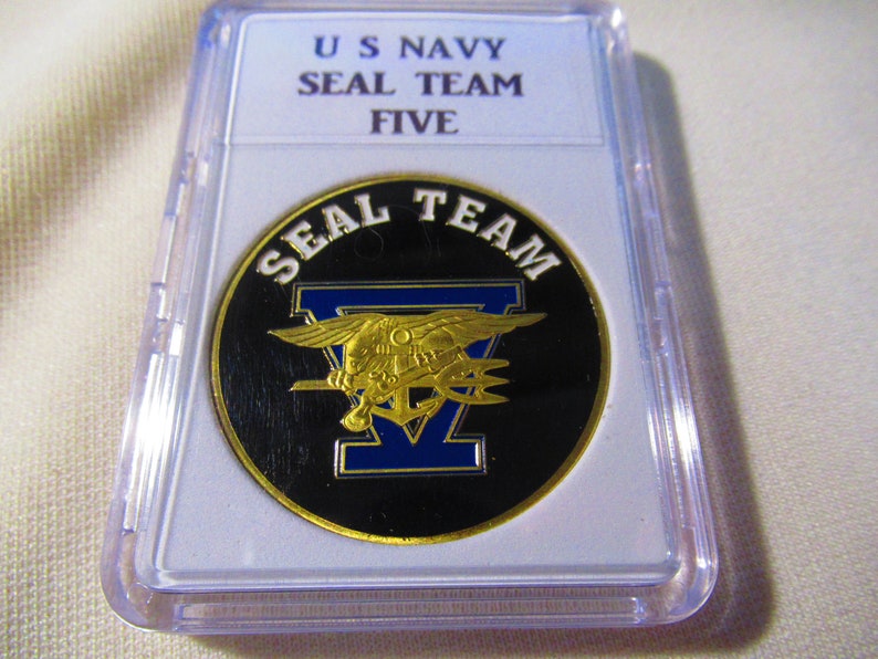 US Navy Seal TEAM FIVE Challenge Coin - Etsy