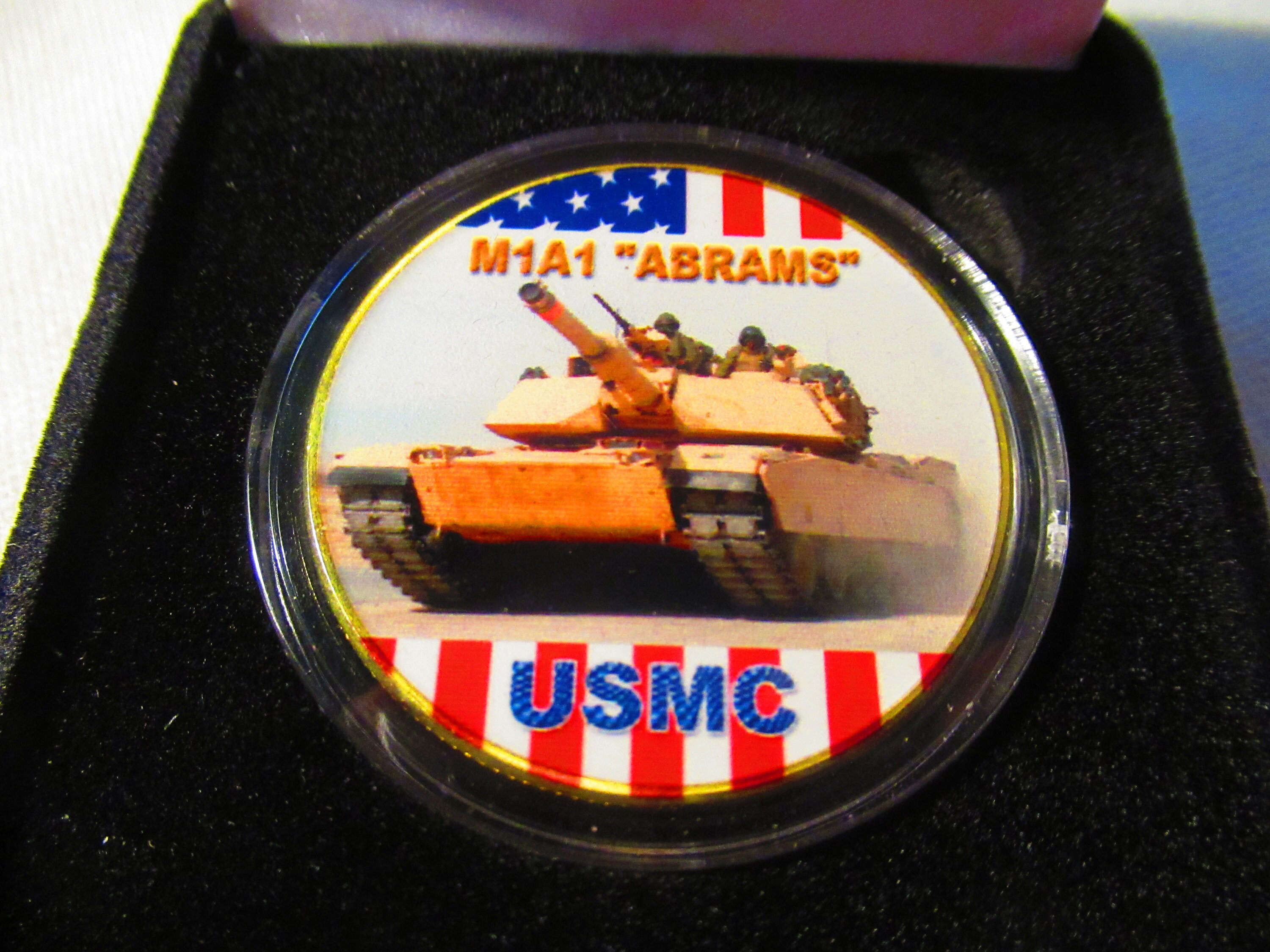 US Marine Corps - M1A1 ABRAMS "main Battle Tank" Challenge Coin - Etsy