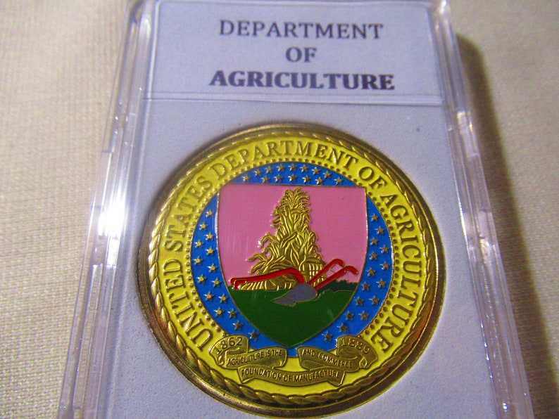 Department of Agriculture Challenge Coin - Etsy