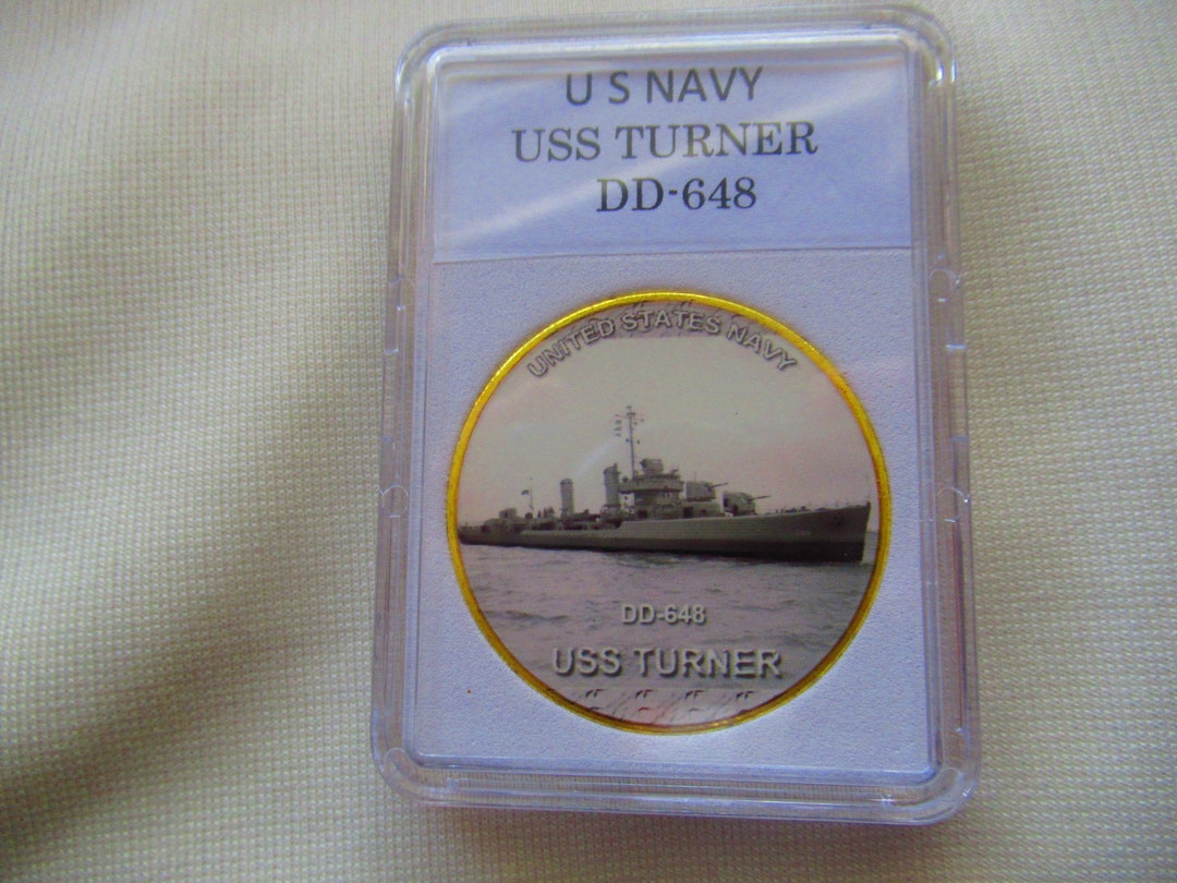 US Navy - USS Turner / DD-648 Challenge Coin - Etsy