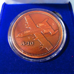 U S Air Force A-10 THUNDERBOLT II (COPPER) Challenge Coin - Etsy