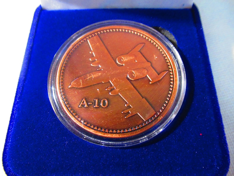 U S Air Force A-10 THUNDERBOLT II COPPER Challenge Coin - Etsy
