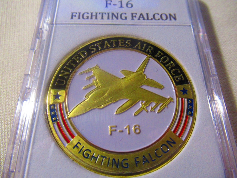 U S Air Force F-16 FIGHTING FALCON Challenge Coin - Etsy