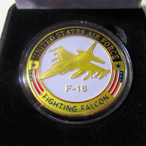 U S Air Force F-16 FIGHTING FALCON Challenge Coin - Etsy