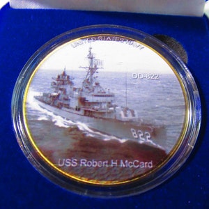 U S NAVY - USS Robert H. Mccard (DD-822) Challenge Coin - Etsy
