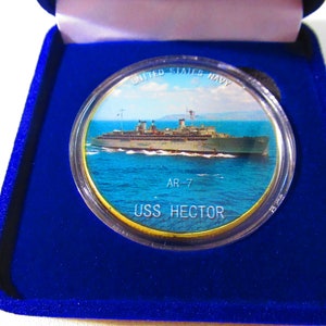 U S Navy - USS HECTOR AR-7 Challenge Coin - Etsy