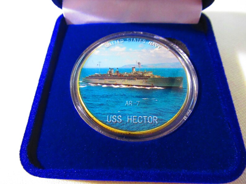 U S Navy - USS HECTOR AR-7 Challenge Coin - Etsy