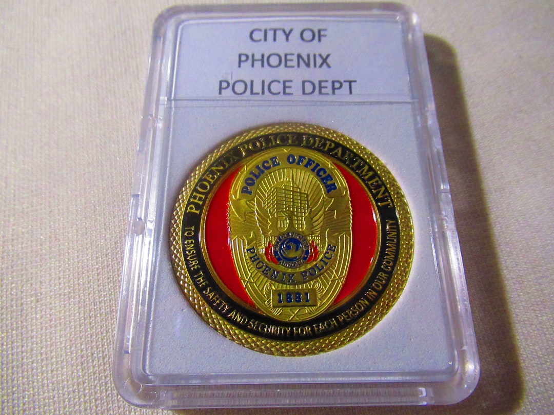 City of PHOENIX POLICE DEPT Challenge Coin - Etsy