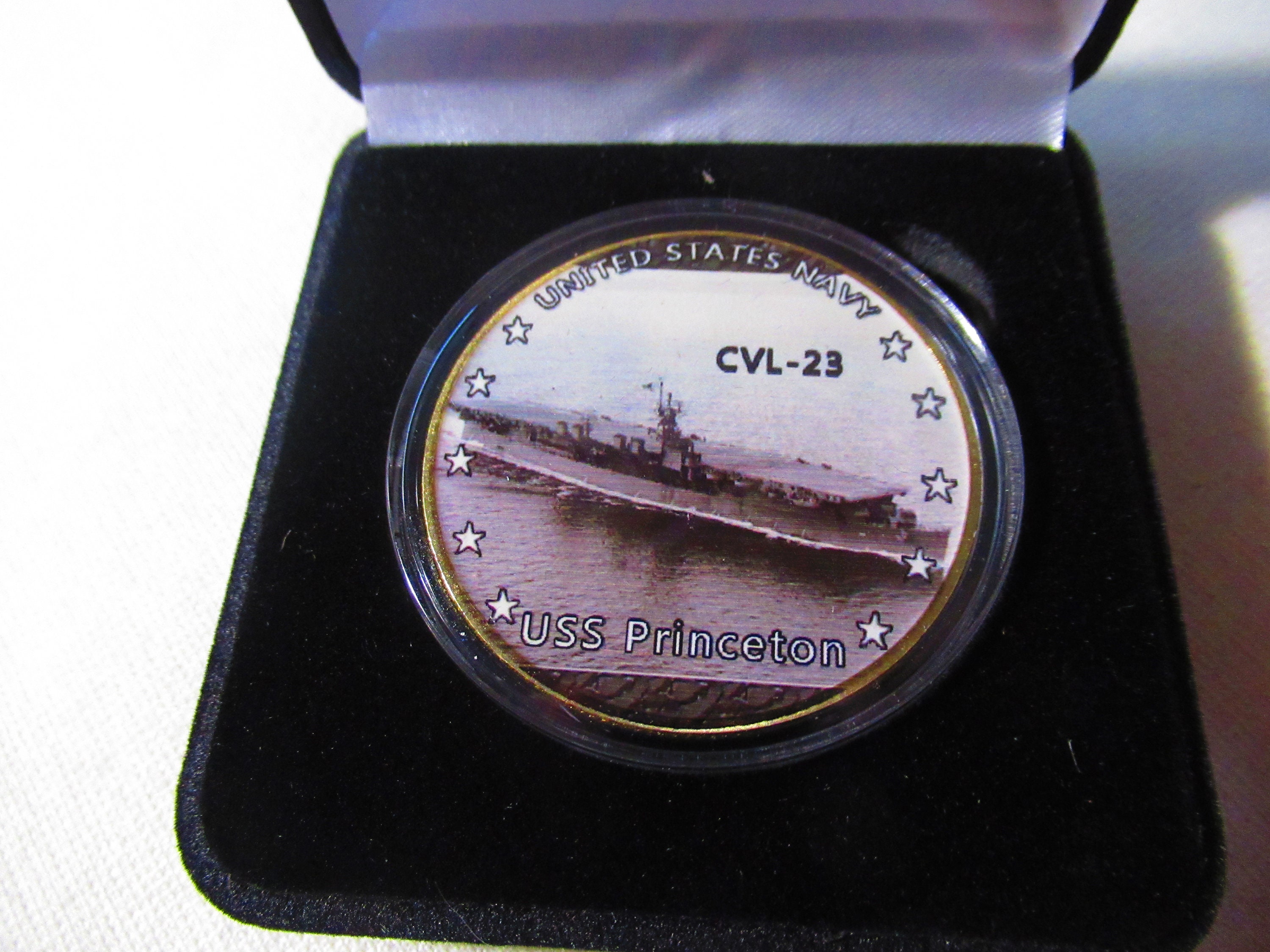 U S Navy - USS PRINCETON CVL-23 Challenge Coin - Etsy