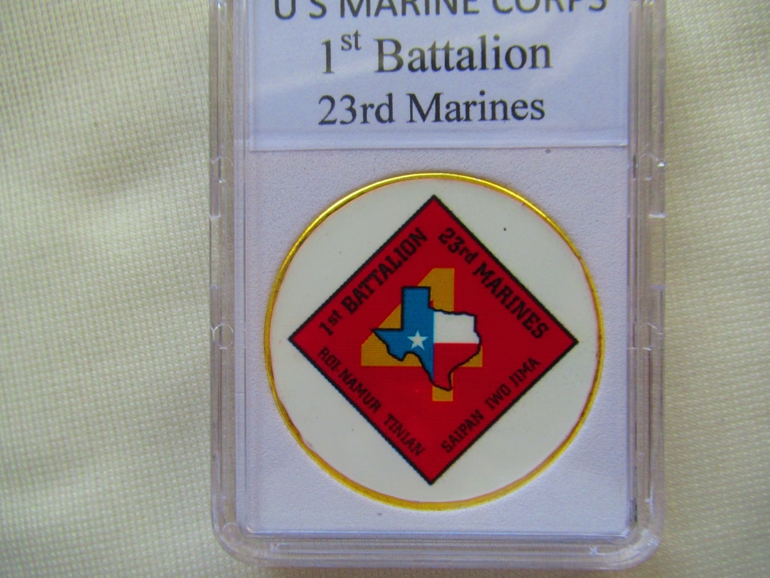 United States Marine Corps 1st Battalion, 23rd Marines Challenge Coin ...