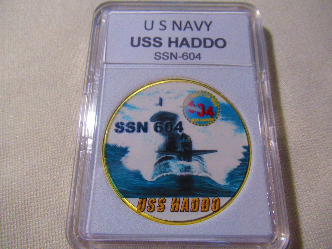 U S Navy Submarine- USS HADDO / SSN-604 Challenge Coin - Etsy