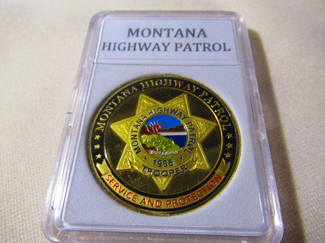 MONTANA HIGHWAY PATROL Challenge Coin - Etsy