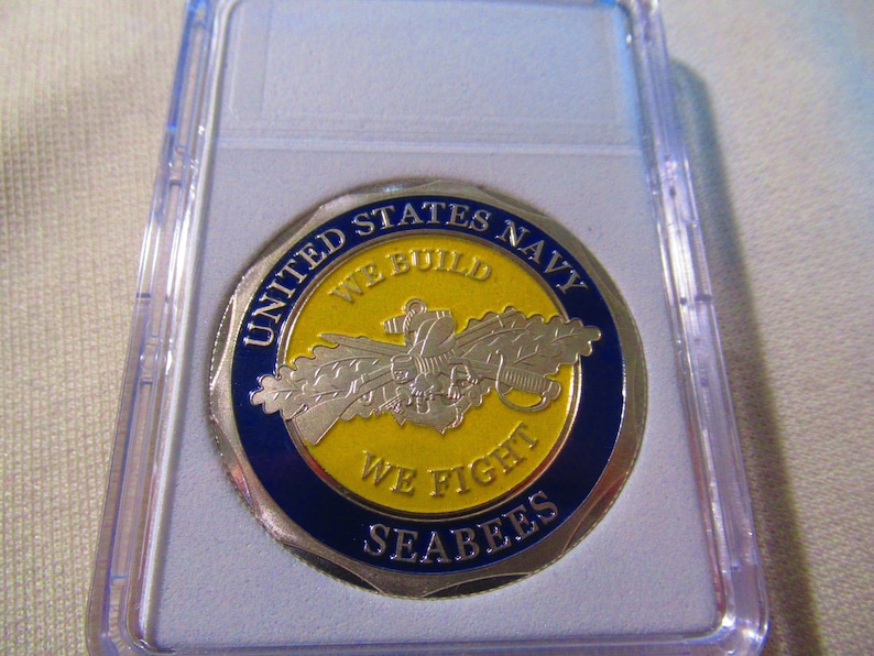 U S Navy SEABEES "can Do!" Challenge Coin - Etsy