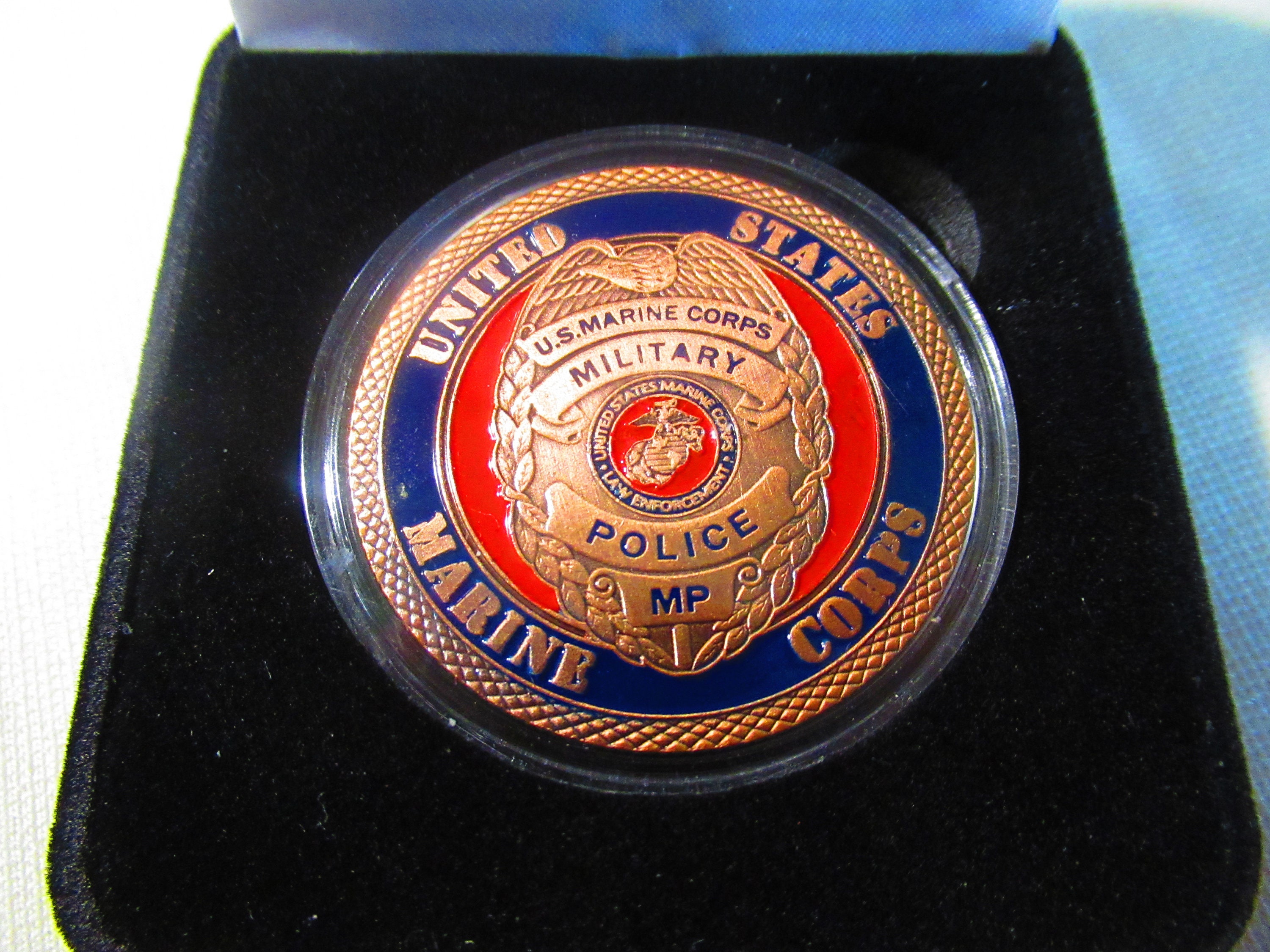 U S Marine Corps MILITARY POLICE (COPPER) Challenge Coin - Etsy