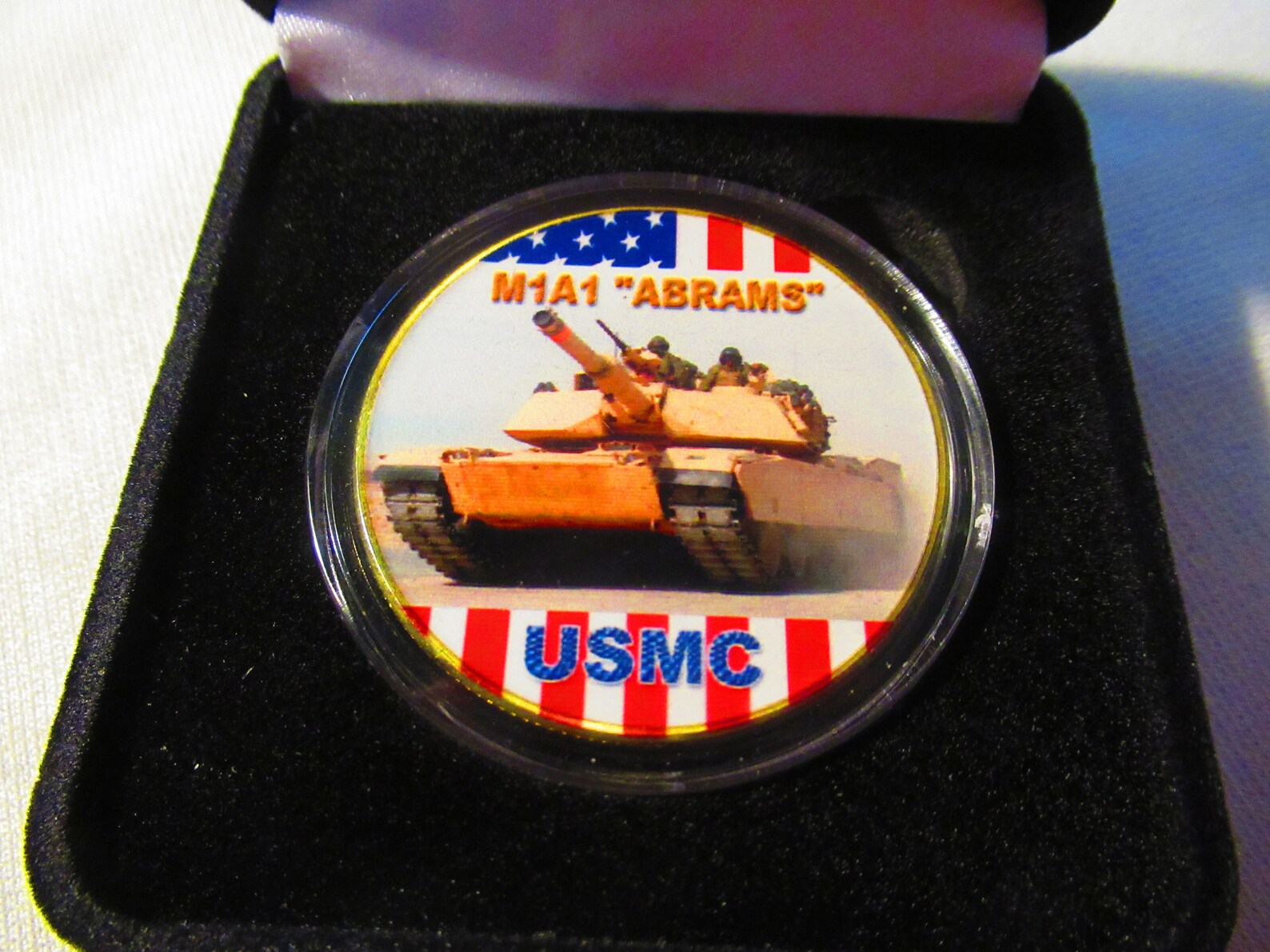 US Marine Corps - M1A1 ABRAMS "main Battle Tank" Challenge Coin - Etsy