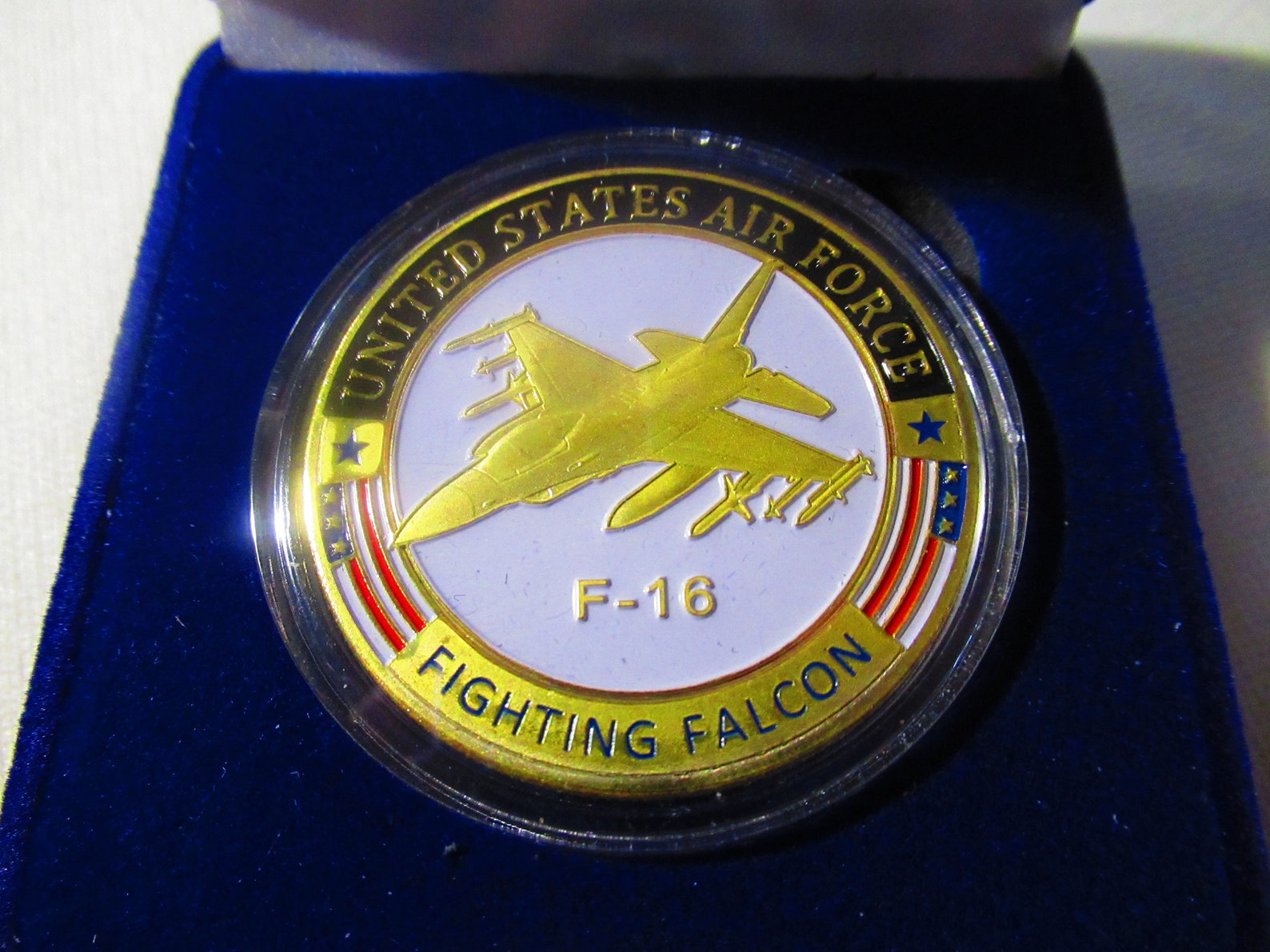 U S Air Force F-16 FIGHTING FALCON Challenge Coin - Etsy