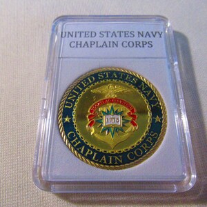 U S NAVY CHAPLAIN CORPS Challenge Coin - Etsy