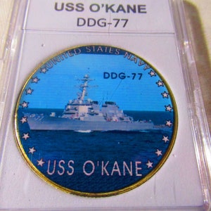 U S Navy - USS O'KANE (DDG-77) Challenge Coin - Etsy
