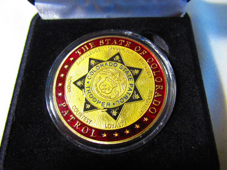 COLORADO STATE PATROL Challenge Coin - Etsy